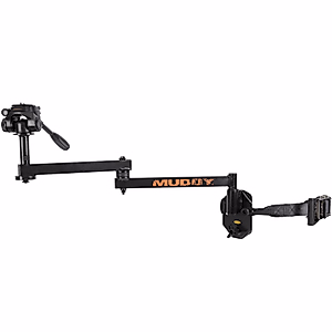 MUDDY Hunt Hard Compact Durable Aluminum Lightweight Ergonomic Portable Easy-to-Install Silent Outdoor Camera Arm | 24" Reach with Over 5 Points of Adjustment