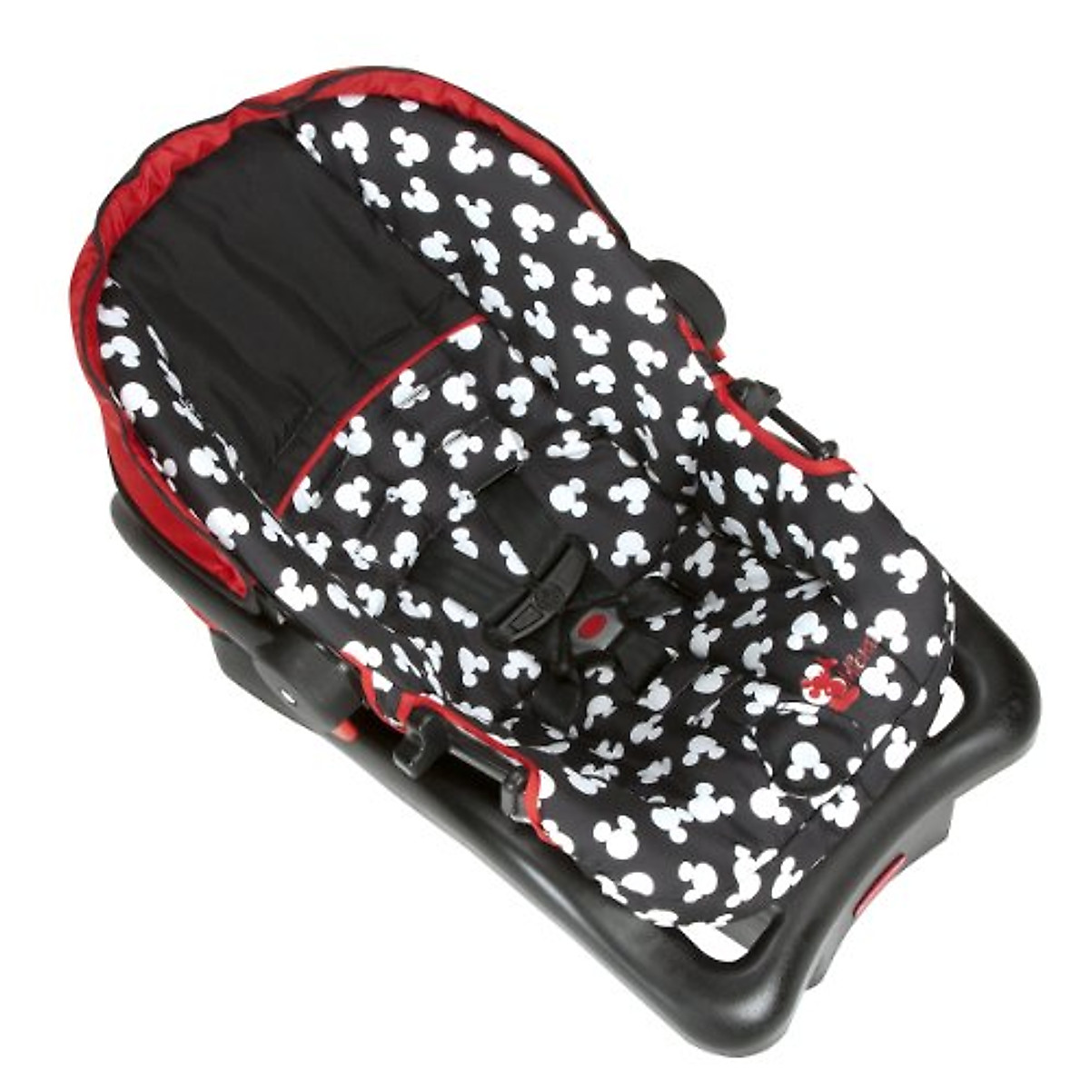 Disney Light 'n Comfy Luxe Infant Car Seat, Mickey Silhouette