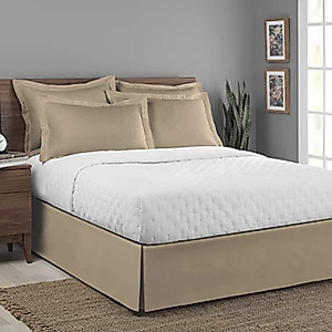 Bed Maker's 2-Pack Pillow Sham, Standard/Queen, Mocha, 2 Count