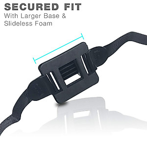 Stupidbright Bike Light Helmet Mount for Cree Powered LED Bicycle Lights. Gemini, Magicshine, Stupidbright SB1, SB1600, SB2600, SB3000, Night Provision BX-300