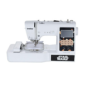 Brother Sewing and Embroidery Machine, 4 Star Wars Faceplates, 10 Downloadable Star Wars Designs, 80 Designs, 103 Built-In...