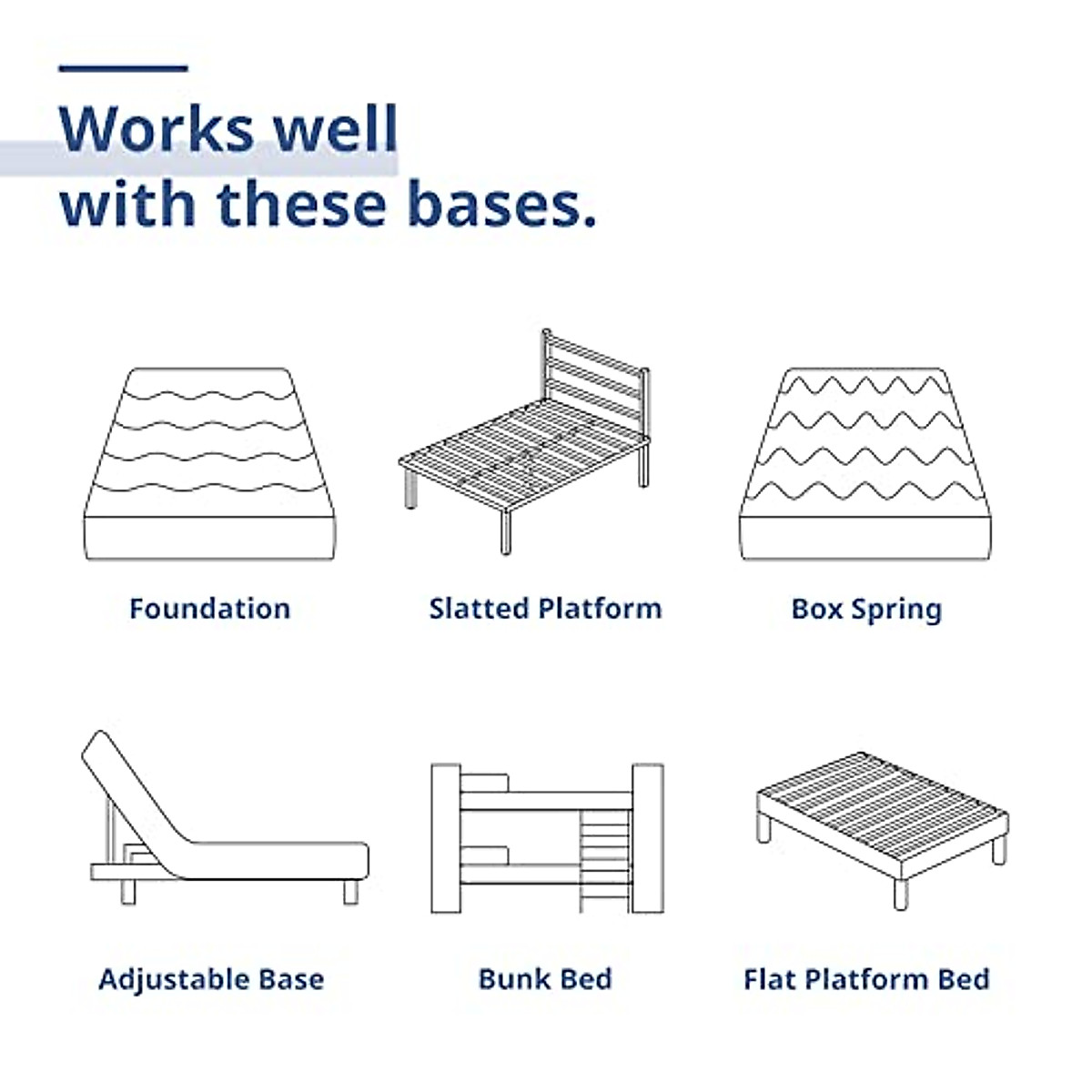 FONTOI Full Size Mattress in a Box, 10 inch Bed Mattresses Made in USA with Breathable Bamboo Cover, Cooling Gel Green Tea Memory Foam, Medium Firm (10IN-MDR-Full)