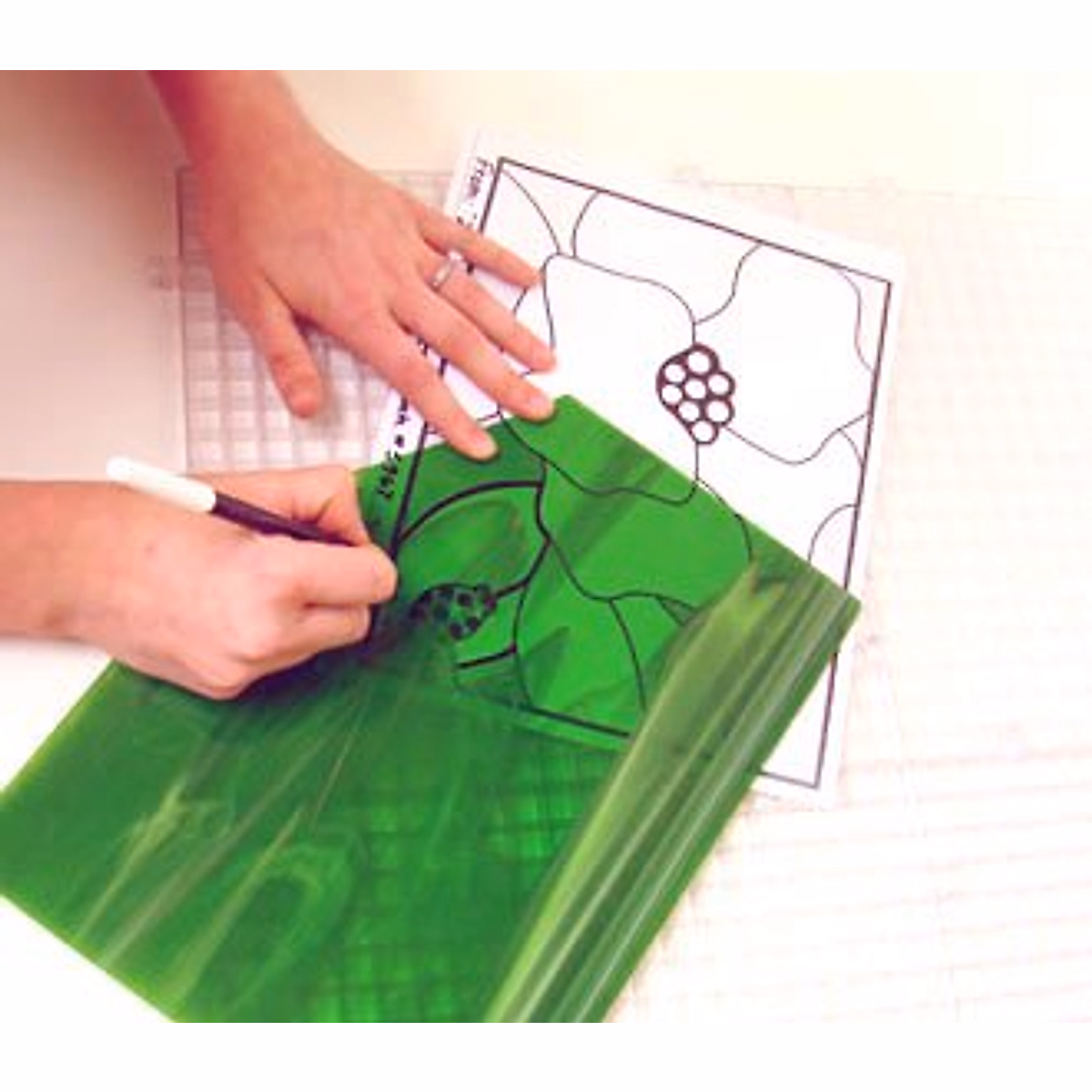 Creator's Waffle Grid 2-Pack - Seen On HGTV/DIY Cool Tools Network - 100% USA Solid Bottom Modular - Glass Cutting, Small Parts, Liquid Containment, Grow Room, Medical - Home, Office, Clinic, Shop