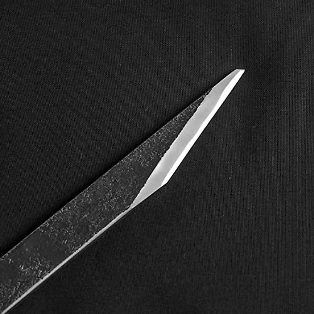 RANSHOU Kiridashi Knife 18mm Right Hand, Japanese Utility Woodworking Knife for Carving, Marking, Sharpening, Razor Sharp Hand Forged Japanese Steel Blade (Shirogami White Paper Steel), Made in JAPAN