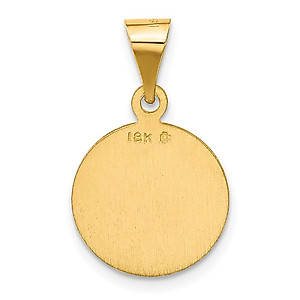 18k Our Lady of Perpetual Help Medal Pendant Q18XR46