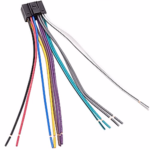 RED WOLF Aftermarket Kenwood Stereo Install Wire Harness 16 Pin Radio Replacement Power Plug Adapter for 1994-2020 KDC KRC KMD DDX KMR