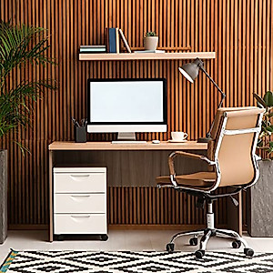 PATIKIL 1 Inch Swivel Casters, 8 Pack Nylon 360 Degree Universal Circlip Swivel Stem Wheels for Chair Furniture Replacement, Black