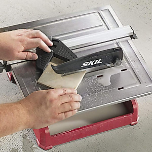 SKIL 7-Inch Wet Tile Saw with Diamond Blade (3540-02) | BOSCH DB743S 7 In. Diamond Blade