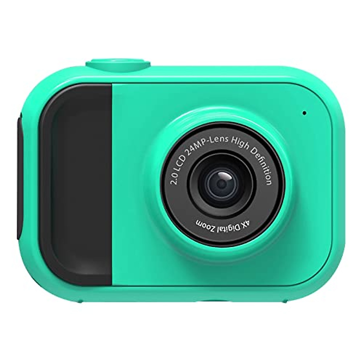 Boddenly Mini Cartoon Children's Camera,Rechargeable Electronic Camera,2 Inch IPS Display,Insertable 32G SD Card (Green, One Size)