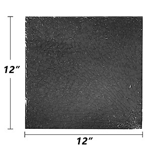 GASPRO 20 lbs Black Fire Glass for Fire Pit, 1/2-Inch Reflective Glass Rocks for Propane or Gas Fireplace, Add Ambience to Gatherings and Parties for Outdoors and Indoors