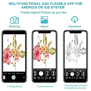 Upgrade Optical Image Drawing Board, Sketch Wizard, Easy Tracing Drawing, Sketching Tool, Sketch Drawing Board, Tracing Board, Painting Artifact Sketching kit for Kids and Beginners
