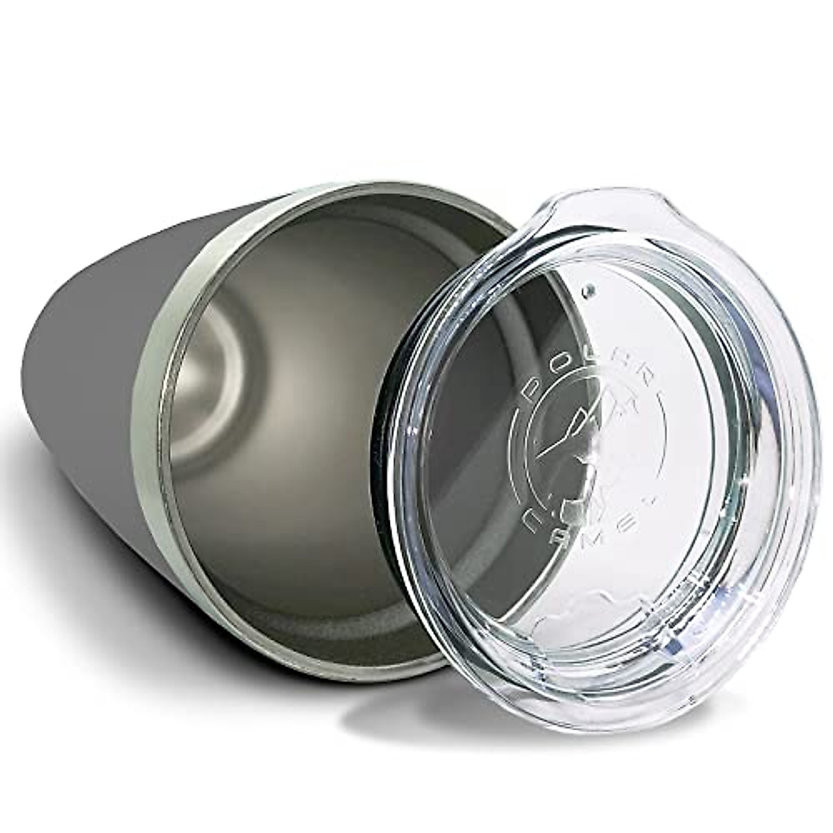 LaserGram 20oz Vacuum Insulated Tumbler Mug, Swallowtail Butterfly, Personalized Engraving Included (Gray)