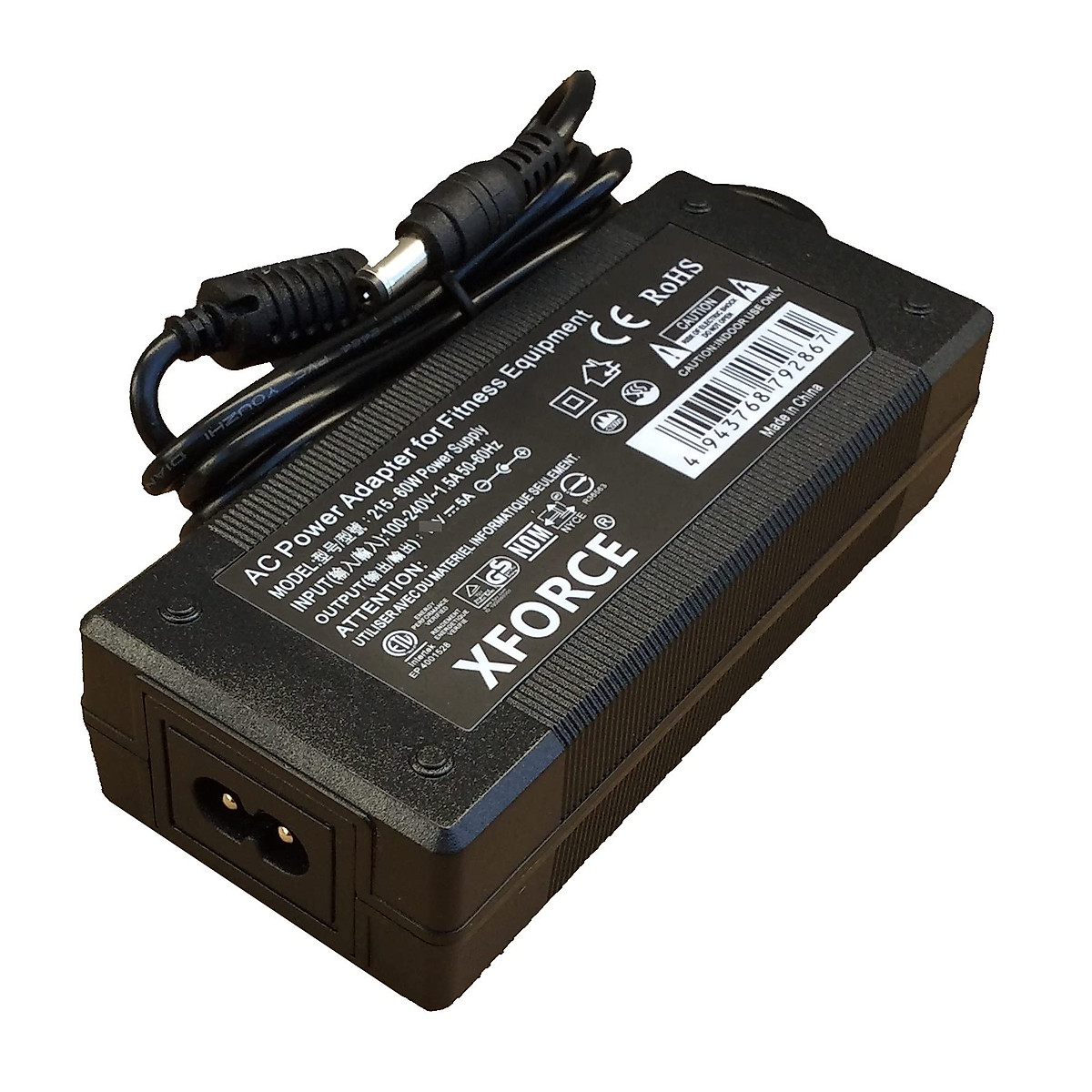 PowerTech Supplier AC Adapter Compatible with Echelon Connect EX-4S+, ECHEX-4S-15C Exercise Bike