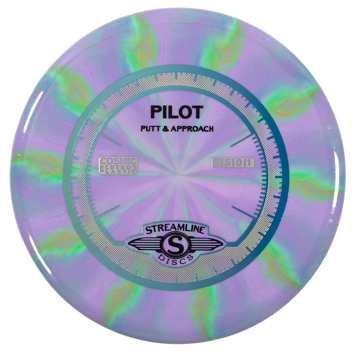 Streamline Discs Cosmic Neutron Pilot Disc Golf Putter (165-170g / Colors May Vary)