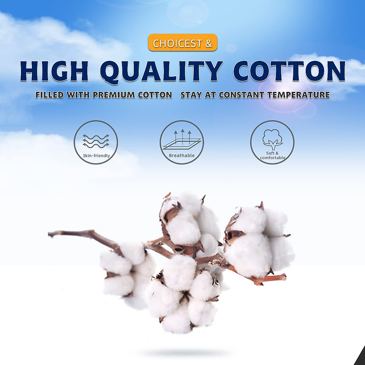 Arctic Lemmings Sleeping Bag for Adults & Kids,Waterproof Lightweight Backpacking Sleeping Bags, Envelope Hooded 3 Season for Camping Hiking Outdoor Travel (Blue)