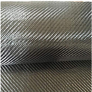 Co-parts Black Carbon Fiber Cloth Fabric 200g 19.5"wide 3K Weave 78.5" long