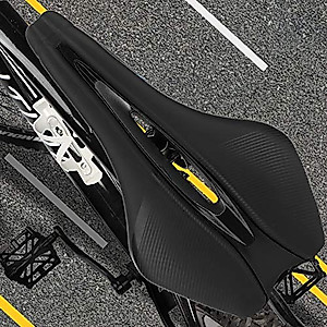 Men Wemen Bike Seat,Comfortable Universal Shock Absorption Mountain Bike Saddle Cushion Cycling Pad Soft Breathable Road Bicycle Seat Accessory Road Bike Saddle Mountain Bike