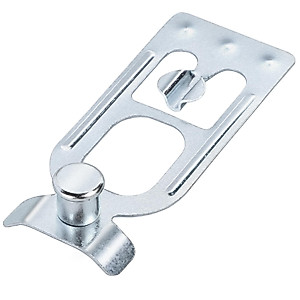 Teardrop Pallet Rack Safety Clip - Pallet Racking Beam Safety Clip Cross Beam Locker for Spacerak, Steel King, Bulldog with Tear Drop Alignment Holes (100PCS)