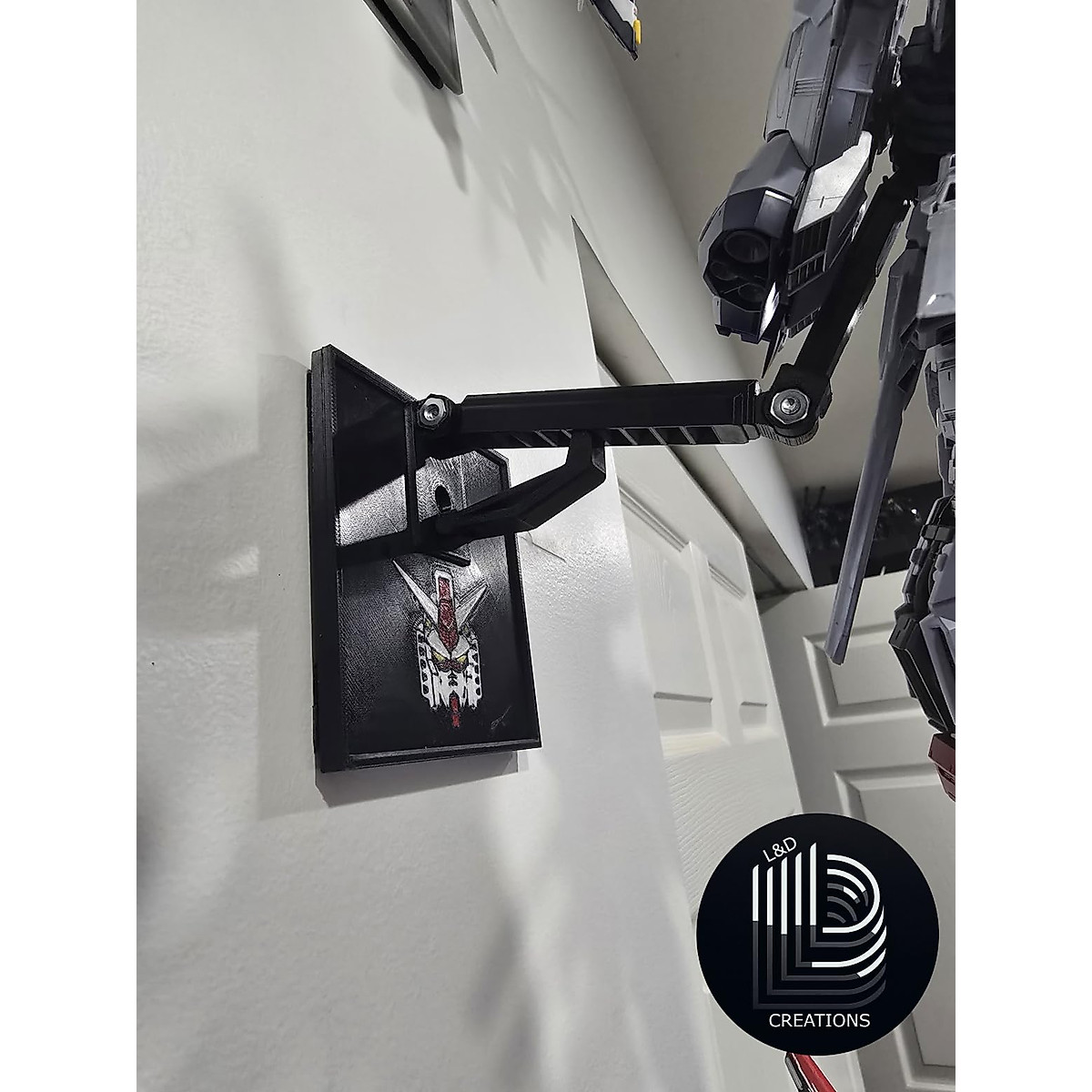 L&D Creations Gundam Stand Wall Mount HG RG MG 1/144 1/100 Scale Model Kit