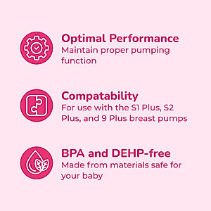 Spectra - Premium Breast Milk Pump Accessory Kit with Baby Bottles - Large 28mm - Breast Pump Accessories