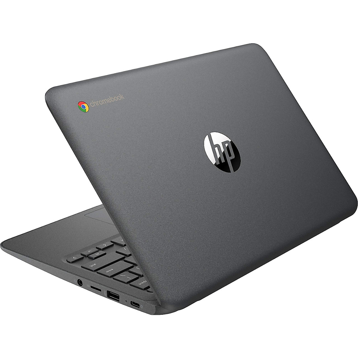 HP Newest Flagship Chromebook, 11.6" HD Screen, Intel Celeron Processor N3350, 4GB LPDDR2, 32GB eMMC, Online Class, Online Meeting, KKE 64GB MicroSD Card
