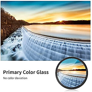 K&F Concept 46mm ND2-ND400(1-9 Stop) Filter, Variable ND Filter(Neutral Density), Ultra-Slim/Nano Coating, for Camera Lens