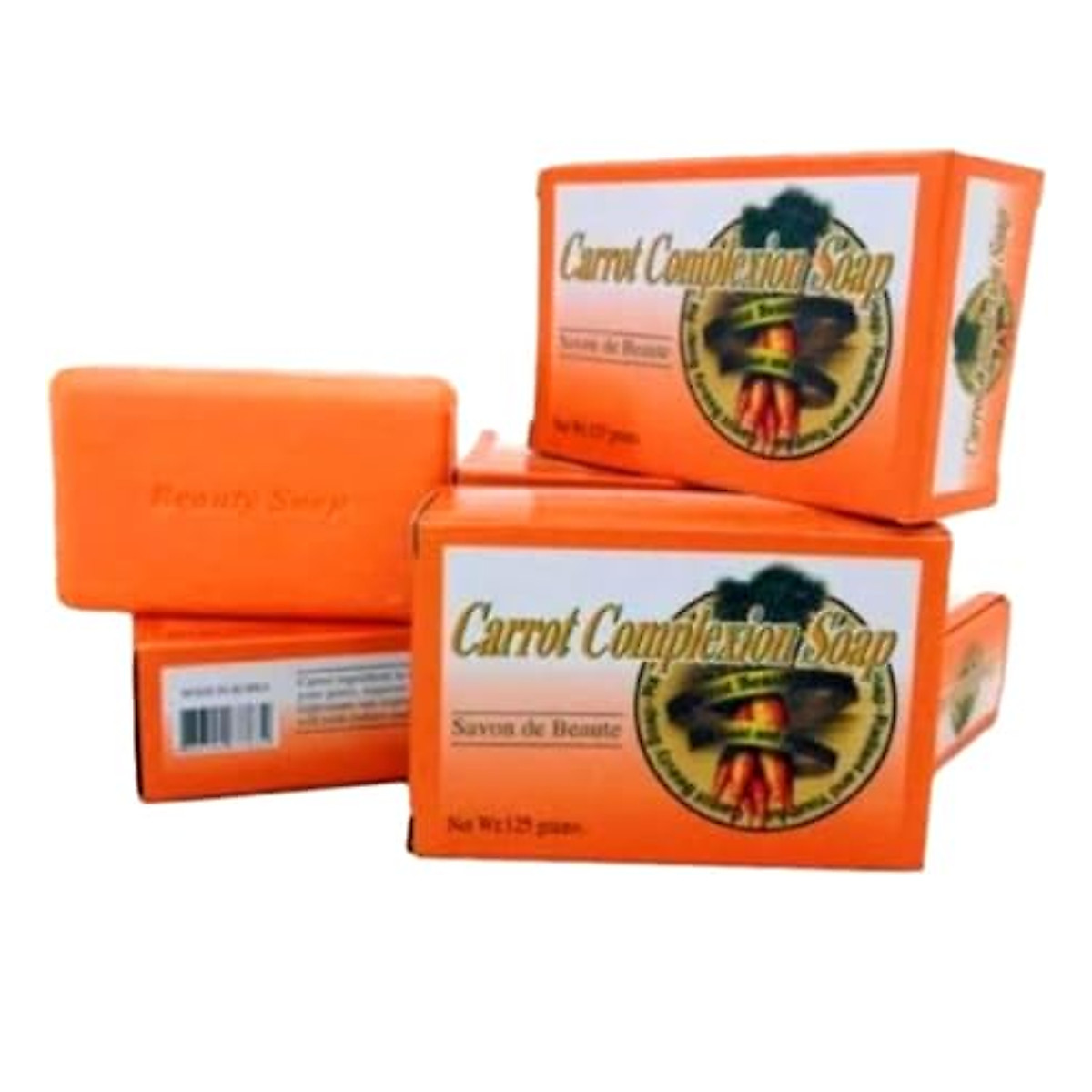 Carrot Complexion Soap Skin Tone Improvement w/Carrot Oil (12 Pack)