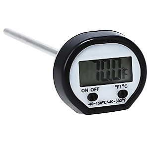 Roadpro RPDT-300 Digital Pocket Thermometer, Black, 1 Count (Pack of 1)