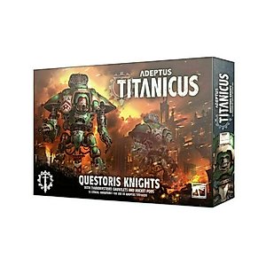 Games Workshop Adeptus Titanicus: Questoris Knight with Thunder Strike Gauntlets and Rocket Pods