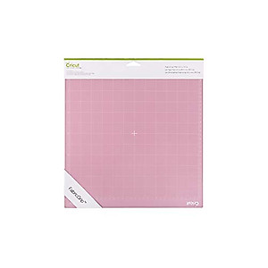 Cricut FabricGrip Adhesive Cutting Mat 12" x 12", High Density Fabric Craft Cutting Mat, Made of High-Quality Material to Withstand Increased Pressure. Use For Cricut Explore/Cricut Maker, (2 CT)