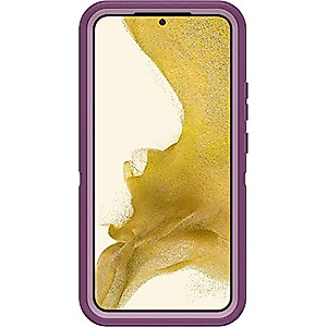 OtterBox Galaxy S22+ Defender Series Case - HAPPY PURPLE, Rugged & Durable, with Port Protection, Includes Holster Clip Kickstand