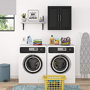 SystemBuild Kendall 24" Wall Cabinet - Black