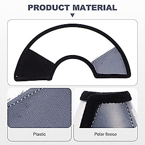 balacoo 2Pcs Small Pet Hamster Recovery Collar Soft Mini Elizabeth Circle Adjustable Neck Cone for Small Animals Rabbits Guinea- Pigs Hamster Hedgehog Birds