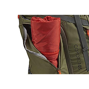 Kelty Coyote 60-105 Liter Internal Frame Backpack - Hiking, Backpacking, Travel, Hydration Compatible, Fully Adjustable (105L / Lyons Blue)