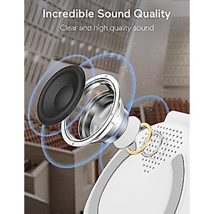 Momcozy Portable Sound Machine, Little Shell White Noise Machine with Crying Detection, 10 Soothing Sounds, Night Light, USB Rechargeable, for Travel On-The-Go Use, for Baby Kids Adults Sleeping