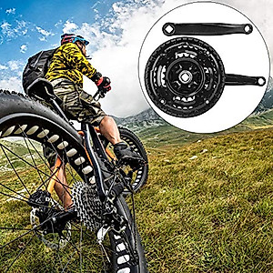 Crankset, Crankset Easy to Install Prevent Deformation Easy to Use High Strength for Mountain Bike for Road