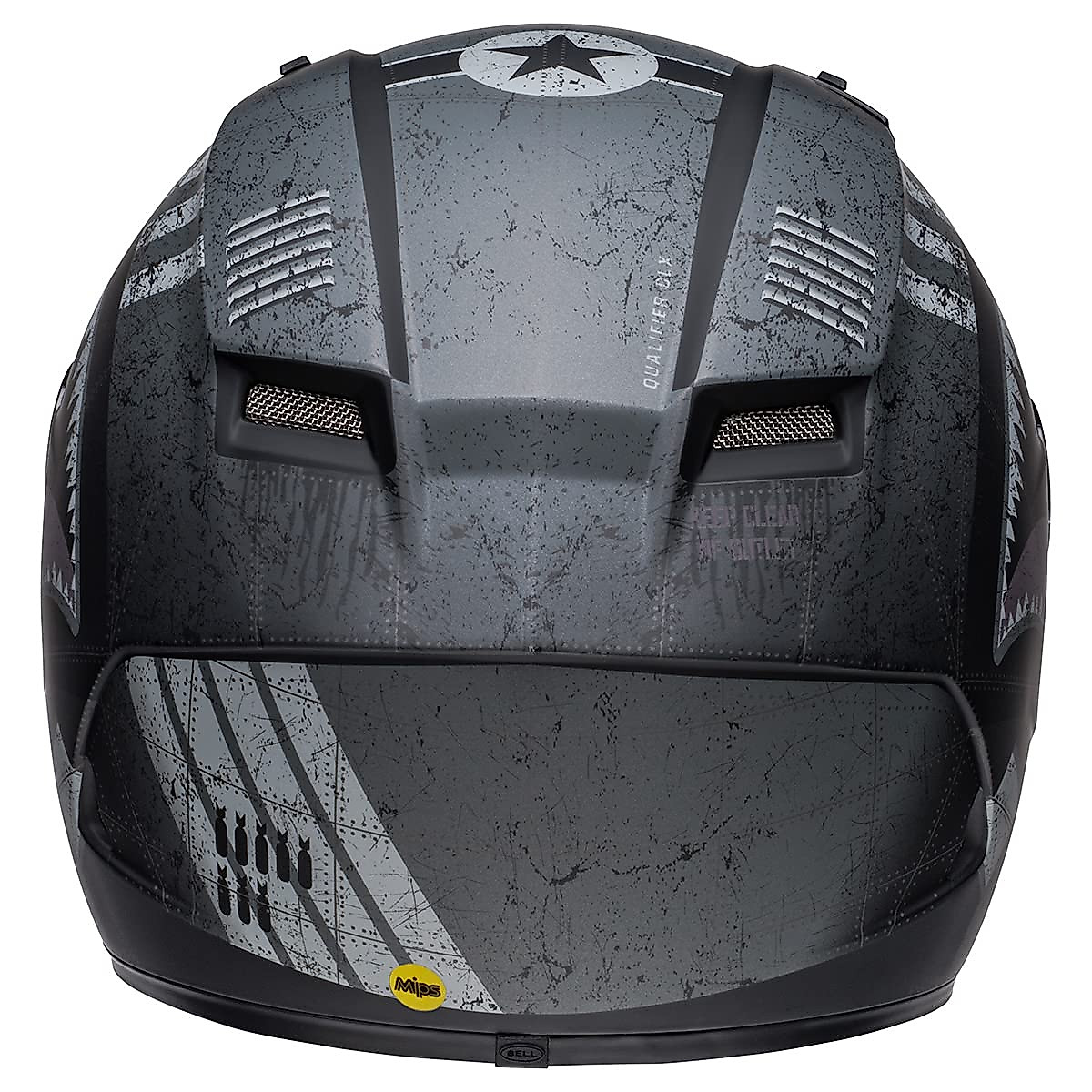 BELL Qualifier DLX MIPS Street Helmet (Devil May Care Matte Black/Gray - Medium)