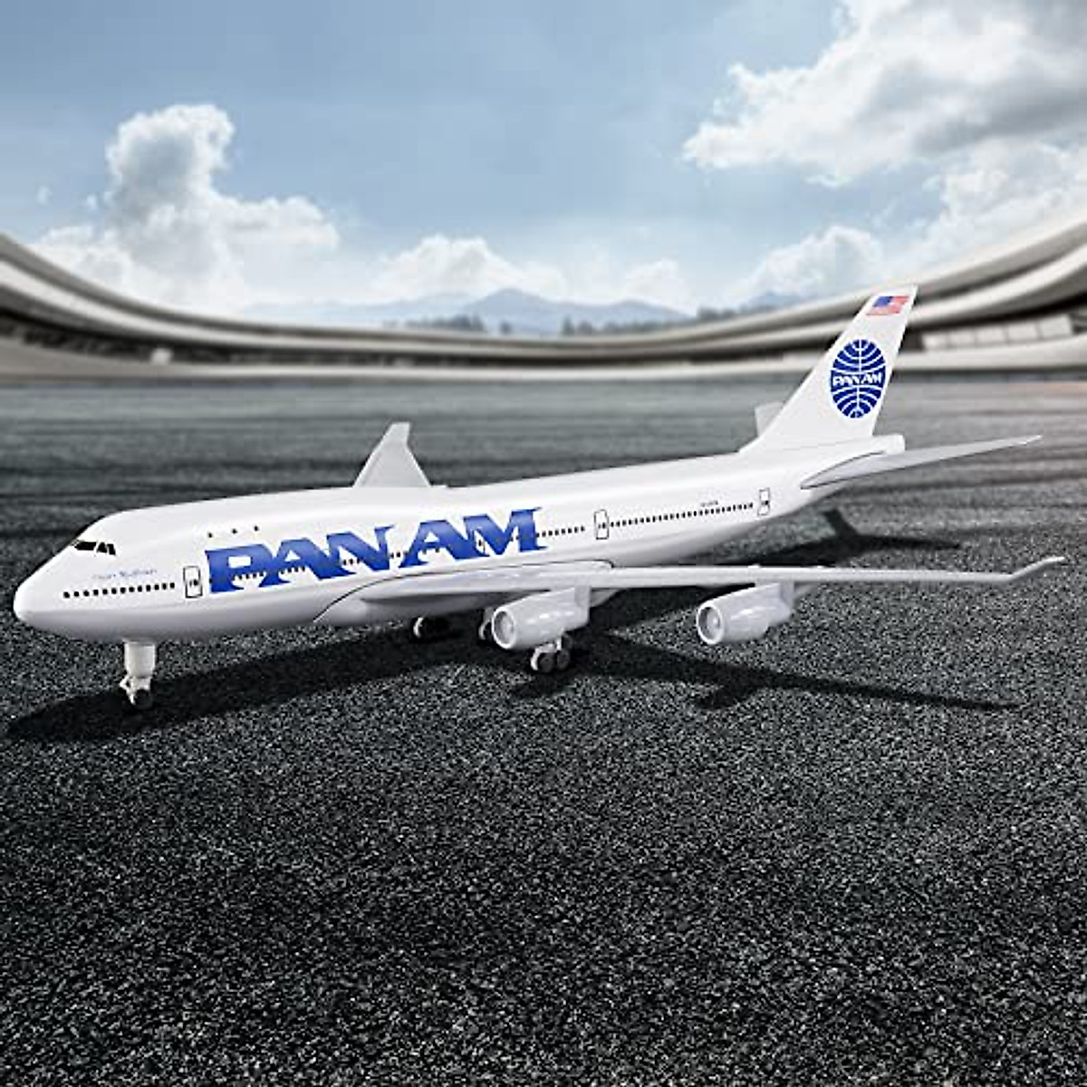 Busyflies 1:300 Scale American Panam Airlines 747 Airplane Models Alloy Diecast Airplane Model