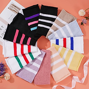 Abodhu Plus Size Thigh High Socks for Women- Extra Long Over the Knee High Socks for Thick Thighs- Womens Thigh High Socks