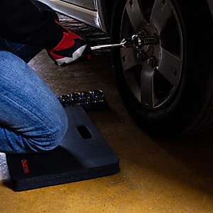 Olsa Tools Mechanics Kneeling Pad | Protection Knee Pads | Kneeling Work Mat | Under Car Mat | Creeper Pad | Work Pad | Foam Pad | 18" x 11" x 1"