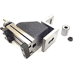 Mini Vertical Milling Slide Mounted on Z Type Caste Iron Angle Plate -Direct Fit for Mini Lathes