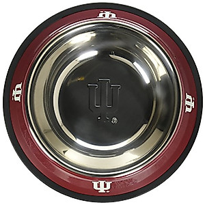 Pet Goods NCAA Indiana Hoosiers Stainless Steel Bowl