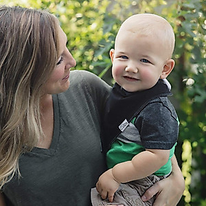 Comfy Cubs Muslin Baby Bibs, Drool Bibs, Adjustable with Easy Snaps, Teething & Drooling, Absorbent Bibs for Boys & Girls