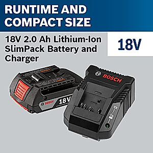 BOSCH GDX18V-1600B12 18V 1/4 In. and 1/2 In. Two-In-One Bit/Socket Impact Driver Kit