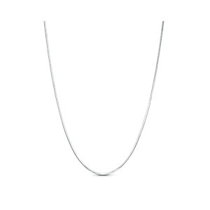 ARGENTO REALE 925 sterling silver necklace 1MM- 2MM Round Snake Chain Necklace- Solid Sterling Silver Chain For Pendants, Flexible 925 Snake Chain, 16-30 Lobster Clasp Silver necklace Made in Italy