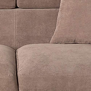 HOMES: Inside + Out Dentas Sectional with Pull Out Sleeper Chaise