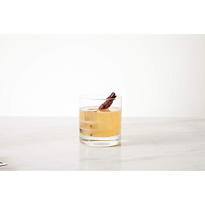 Crafthouse by Fortessa Professional Barware Tools by Charles Joly,Double Old Fashioned/DOF Set of 2, Mixing Glass, Julep Strainer, Bar Spoon, 5 Piece, Silver