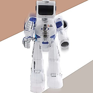Fistone RC Robot War Warrior Remote Control Smart Robots Hydro Electric Hybrid Intelligent Interactive Action Figure Early Education Kids Toy with Dancing Singing