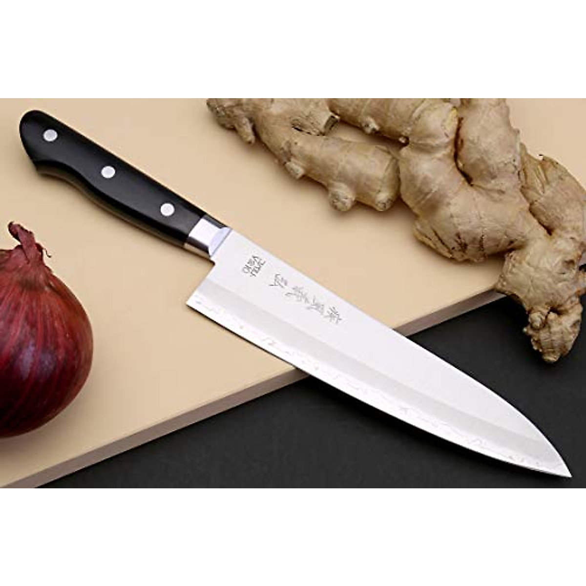 Yoshihiro VG-10 Gold Stainless Steel Japanese chef Knife Series Gyuto 8.25'' (210mm)