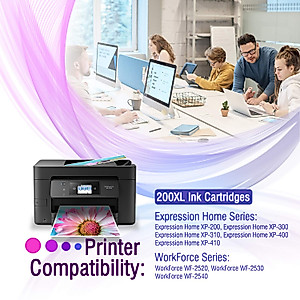 RETCH Remanufactured Ink Cartridge Replacement for Epson 200 XL 200XL T200XL, Used with XP-200 XP-310 XP-400 XP-410 XP-300 WF-2520 WF-2540 WF-2530 Printer (10 Pack)